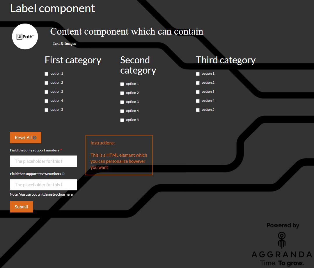 Creating a form using UiPath Forms | Aggranda