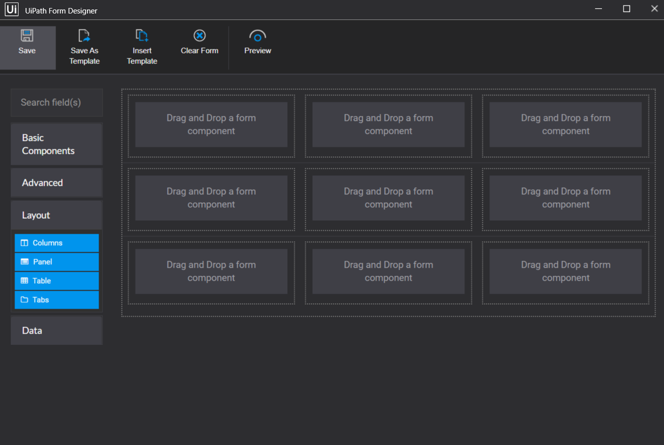 Creating a form using UiPath Forms | Aggranda